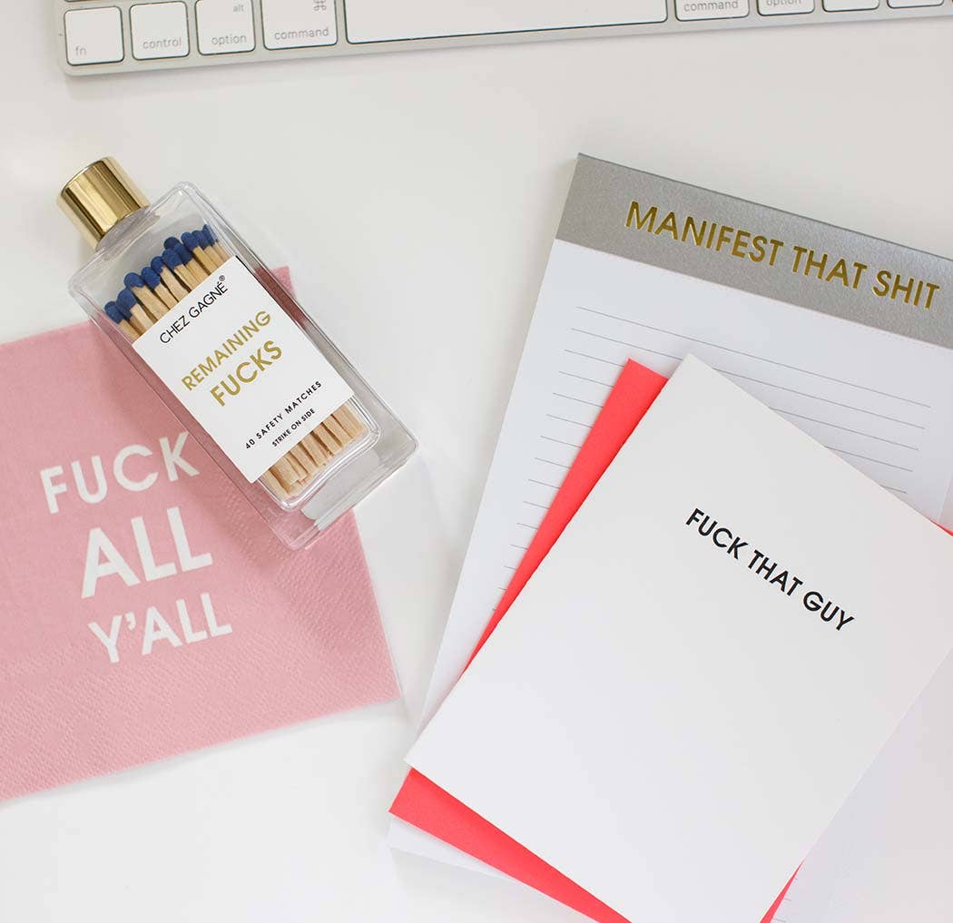 Manifest That Sh*t Notepad – Gold+Oak