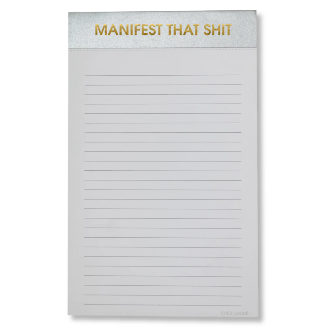 Manifest That Sh*t Notepad – Gold+Oak