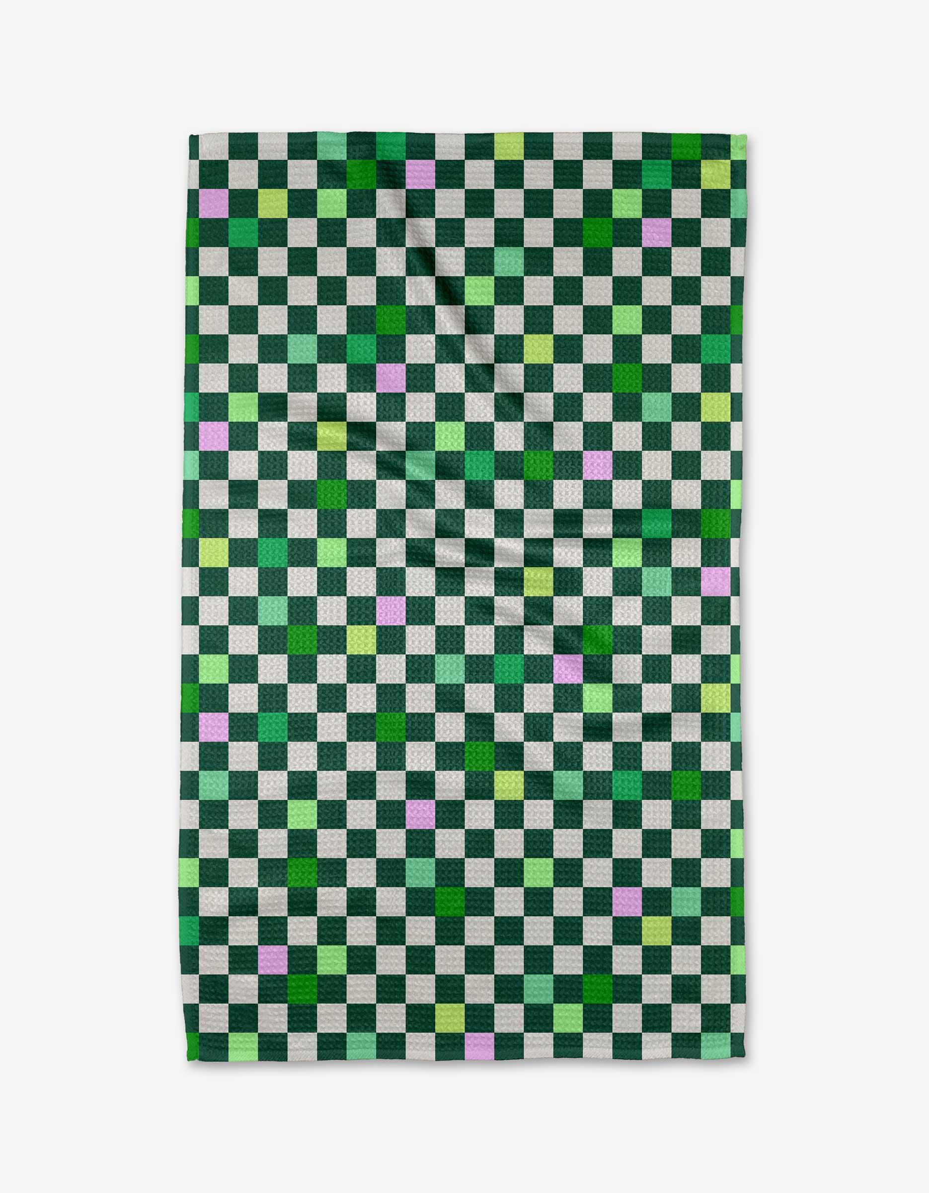 Geometry Magical Checkers Tea Towel – Gold+Oak